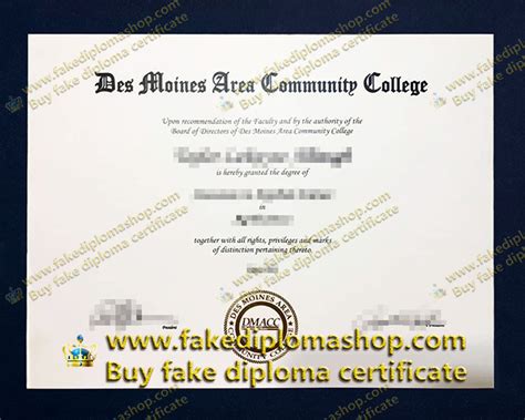 Dmacc Fake Diploma Des Moines Area Community College Degree