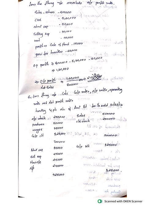 Ratio Analysis Part Notes Problems And Solutions B Studocu