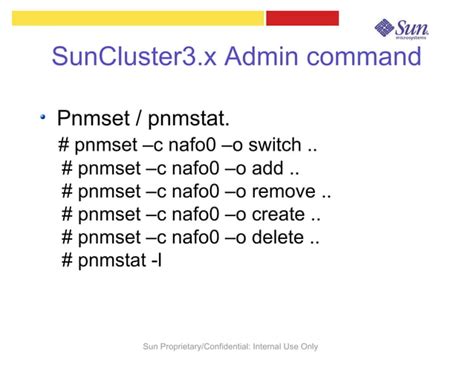 Sun Cluster 30 Introduce Ppt