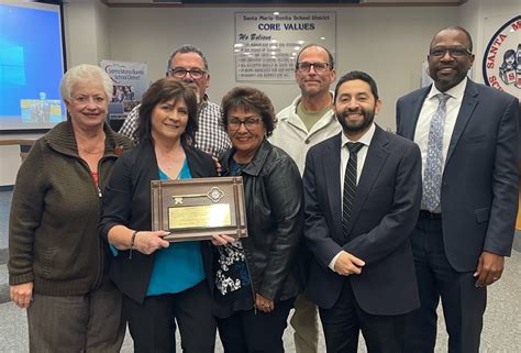 Santa Maria Bonita School District Employee Honored For Nearly Four