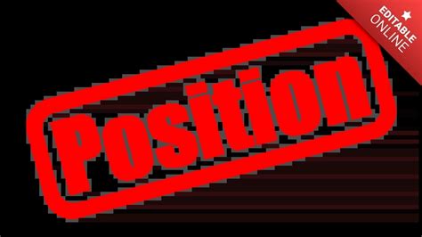 Position Text Effect Generator