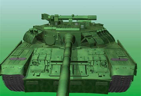 坦克 T 80ud 3d模型 50 Max Free3d