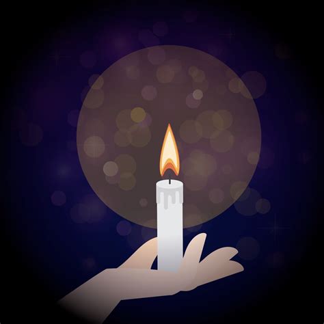 Candlelight Revolution Protest Illustration Ai Download Urban Brush