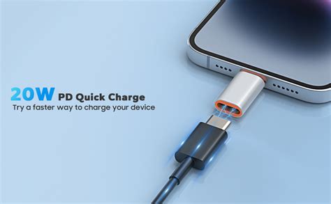 Amazon Com MoKo USB C To Lightning Adapter Pack USB C Female To Lightning Male Adapter