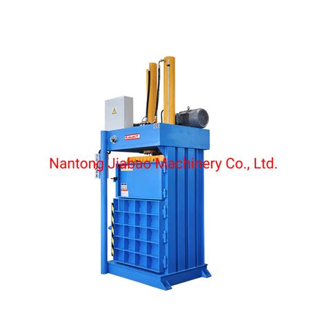 Hydraulic Vertical Waste Garbage Compactor For Pet Bottlebeer Cans