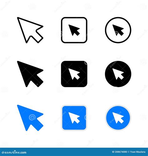 Cursor Icon Digital Theme Technology Theme Stock Vector Illustration Of Element Arrow