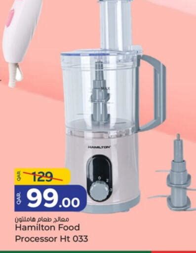 Hamilton Food Processor In Jumbo Electronics Qatar Doha D4d Online