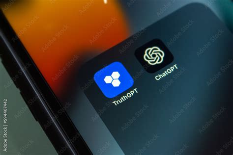 Vancouver Canada Apr 19 2023 Truthgpt And Chatgpt Logos Seen In An