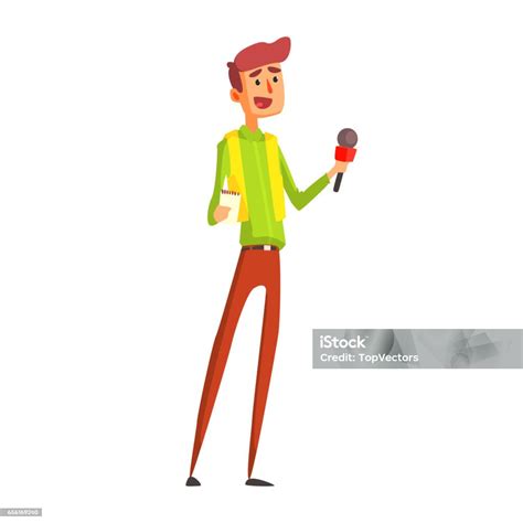 기자 취재 공식 기자 작업 정보 수집 및 뉴스 만들기 일러스트의 저널리즘 세트의 일부 남자에 대한 스톡 벡터 아트 및 기타 이미지 남자 노랑 녹색 Istock