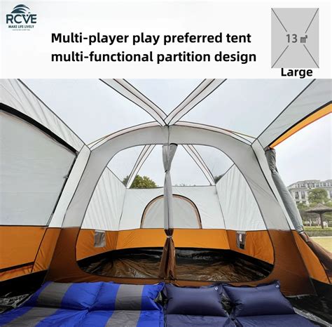 Luxury 10 Person Waterproof Dome Tent Perfect For Camping