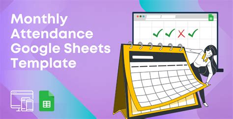 Google Sheets Attendance Template Printable Attendance Sheet