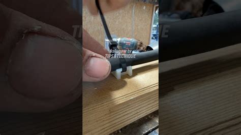 Easiest Way To Secure Wires Tips Tricks Diy Handmade Tutorial Tips Carpentry Short Shortvideo