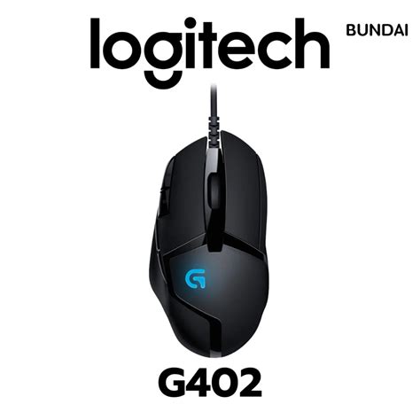 เมาส์เกมมิ่งแบบมีสาย Logitech G402 Hyperion Fury Fps Gaming Mouse 4 000 Dpi เมาส์มาโคร เมส์