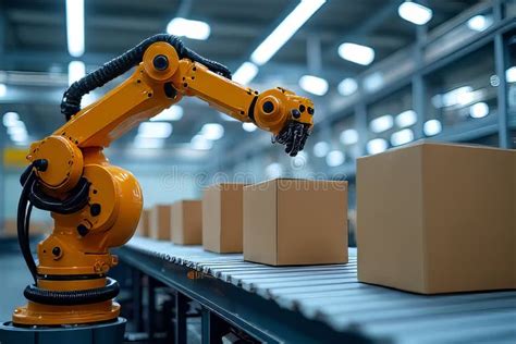 Streamlining Warehousing Operations Automated Packaging System With Robotic Arm For Cardboard