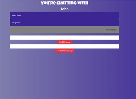 Javascript Messaging App Spans Adding On Instead Of Creating New Line Stack Overflow