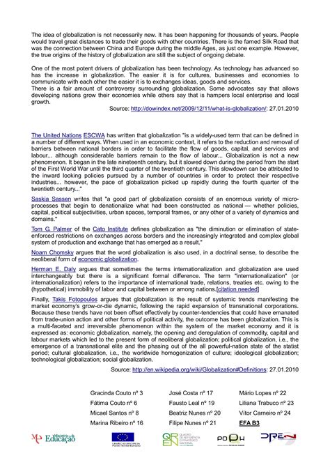 Globalization Definitions Pdf Business Business And Finance