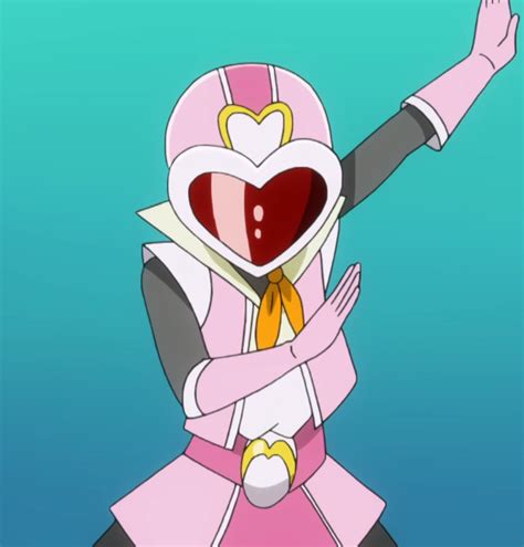 Which Character Is This Pink Helmet With An Eagle White Outfit