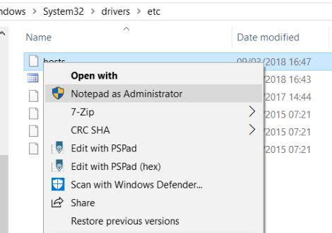 Add Open With Notepad As Administrator Nero Blanco