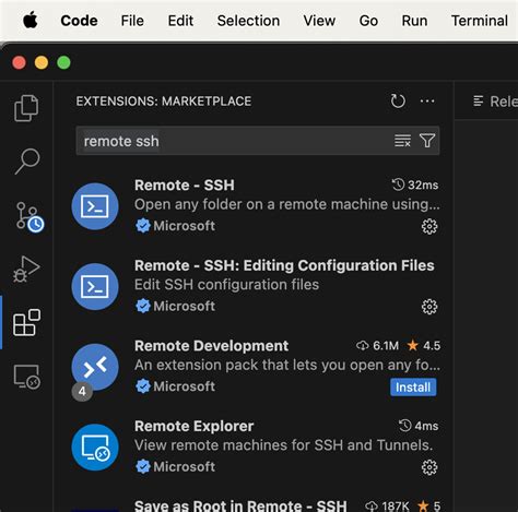 unable to install remote ssh extension bug reports cursor