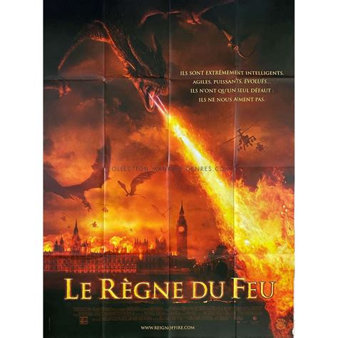 Affiche De Cinéma Le Regne Du Feu 120x160 Cm 2002 France