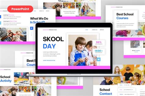 Школьный день Образование Шаблон Powerpoint Шаблоны презентаций Включая образование и