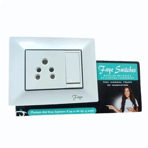 A Moduler Electric Switch Socket Combination At Piece In New Delhi ID