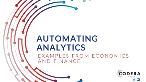 automating analytics examples from economics and finance howard diesel