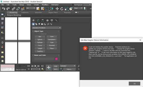 Solved DS Max Not Loading Graphic Device Problem Autodesk Community