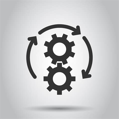 Premium Vector Agile Icon In Flat Style Flexible Vector Illustration On White Isolated