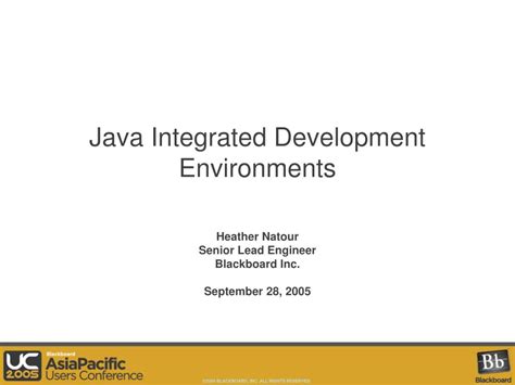 PPT Java Integrated Development Environments PowerPoint Presentation ID