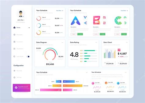 Premium Vector Infographic Dashboard Uiux Design With Graphs Charts