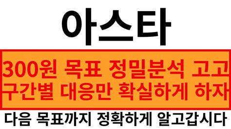 아스타 아스타코인 아스타분석 아스타차트 아스타코인전망 아스타전망 Youtube
