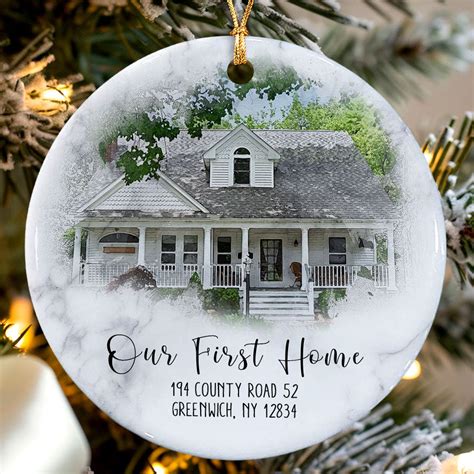 Our First Christmas In Our New Home Ornament New Home Personalized