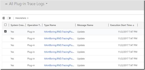 Dynamice 365 Tracing Service And Plugin Performance It Aint Boring