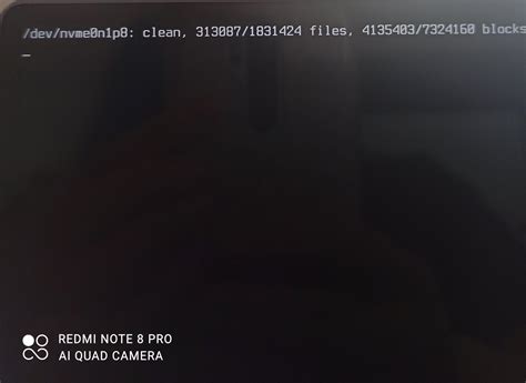 ubuntu 20 04 boot stuck on boot dev nvme0n1p8 clean files