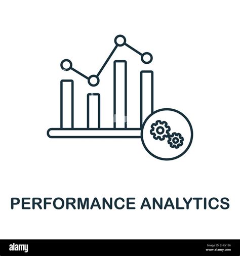 Performance Analytics Icon Line Element From Digital Transformation