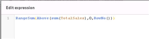 Cumulative Sum In Qlik Sense John Daniel Associates Inc