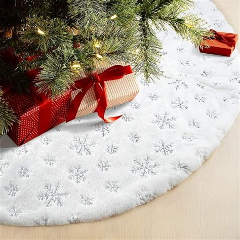 Celivesgg 48 Inches Christmas Tree Skirt For Xmas Tree Holiday Party