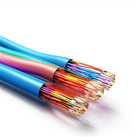 Premium Photo Fiber Optic Connector Internet Communication Optical