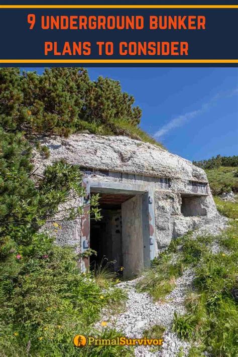 7 Underground Bunker Plans How To Build A Bunker