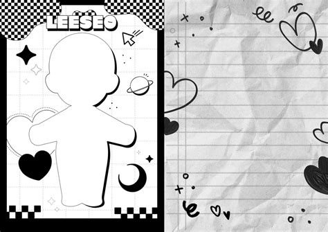 Paper Diy 🖤아이브 미니 앨범 만들기🖤 무료도안 무료배포 네이버 블로그