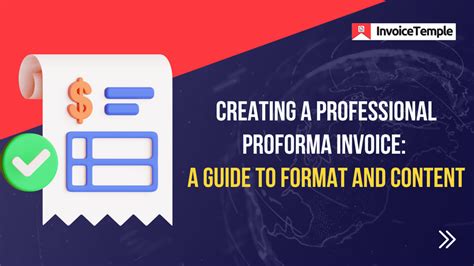 create a professional proforma invoice essential guide