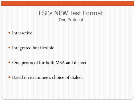 PPT FSIs Arabic Speaking Test Model PowerPoint Presentation Free Download ID 6684709