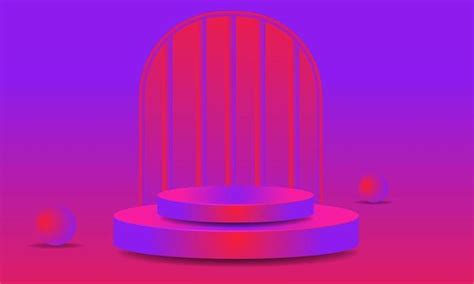 Stage Mockup Vector Art Icons And Graphics For Free Download