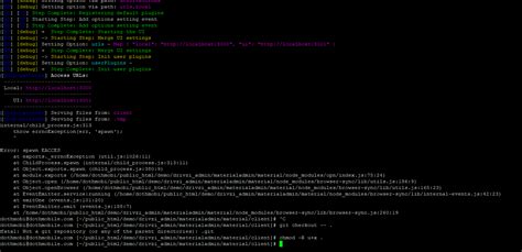Material Design In Gulp Command I Get Error In Angularjs Stack Overflow