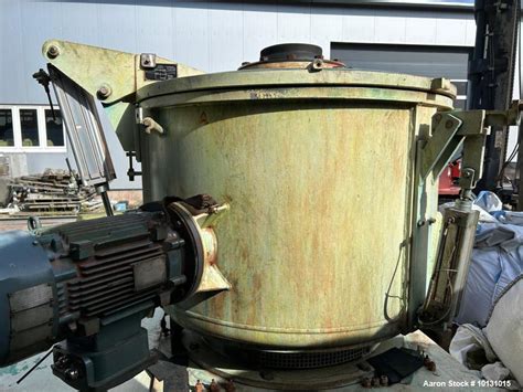 Used Mti Uni Tec Ut 750 High Intensity Mixer 755l Stainless Steel 30hp Built 2014