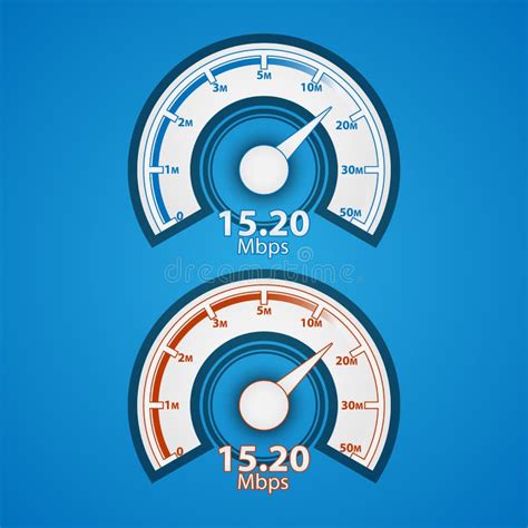 Network Speed Indicator Stock Illustration Illustration Of Connection 46975338