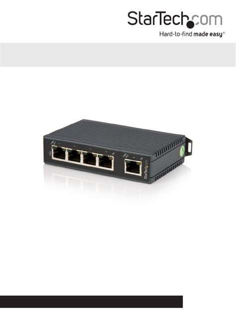 StarTech Com IES5102 User Manual English 11 Pages