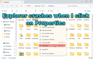 Explorer Crashes When I Right Click To Open Context Menu Or Create New Folder