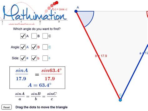 Sine Rule Visualisation Teaching Resources Sine Rule Visualisation Teaching Resources